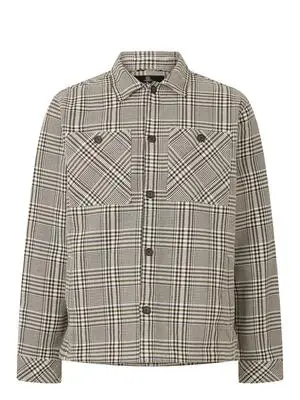 Barbour Check Overshirt - Nude