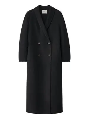 LISA YANG Double-breasted Coat - Black