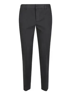 PT TORINO Casual Pants With Belt Loops - Black