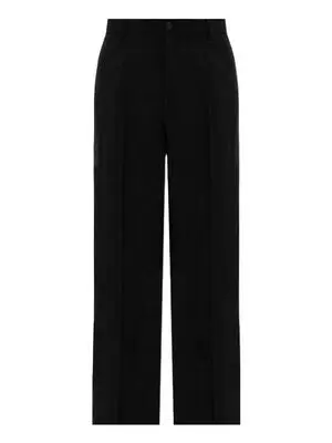 Dries Van Noten Casual Trousers With Belt Loops - Black