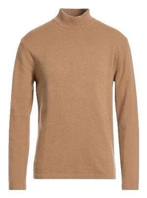 DANIELE FIESOLI Cashmere And Wool Turtleneck - Camel