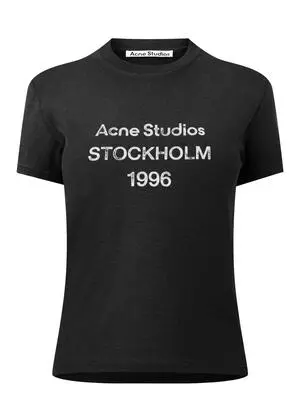 Acne Studios Crew Neck Short Sleeve Tee - Black