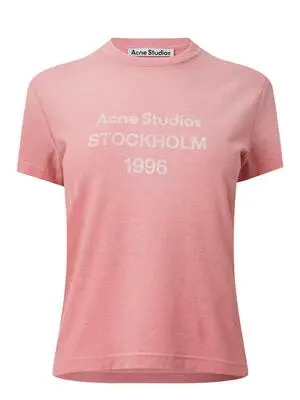 Acne Studios Crew Neck Short Sleeve Tee - Pink