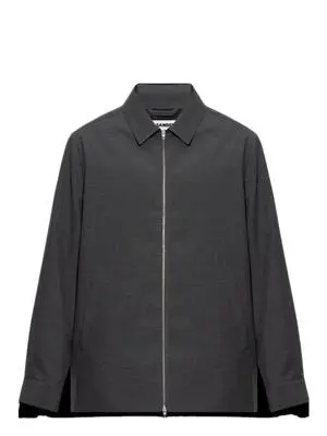 JIL SANDER Long-sleeve Zip-up Jacket - Grey