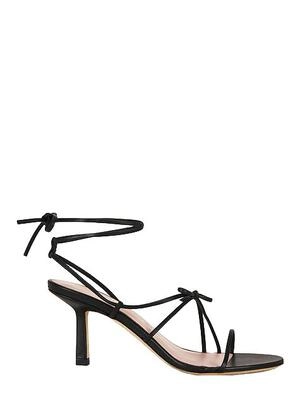 Studio Amelia Solstice Wrapped Stiletto Sandal - Black
