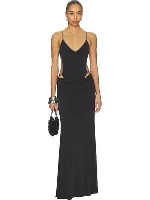 I.AM.GIA Mirelle Two-piece Maxi Dress - Black