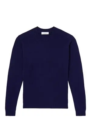 Boglioli Wool And Cashmere-blend Pullover - Blue