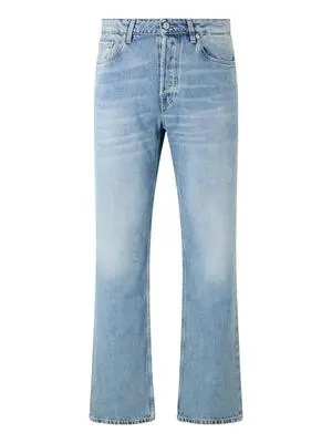 Our Legacy Slate Cut Straight-leg Organic-cotton Jeans - Blue