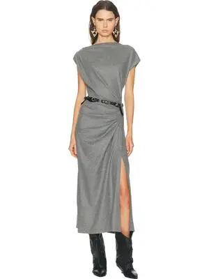 Isabel Marant Étoile Naerys Dress In Jersey - Grey