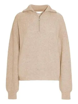 MALO Malo Cashmere Quarter Zip Polo