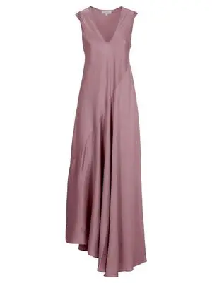 Antonelli Firenze Natasha V-neck Maxi Gown - Brown
