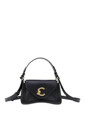COCCINELLE Flap Shoulder Bag Black