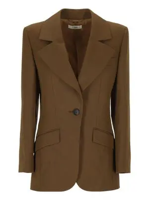 Chloé Lapel Long-sleeved Suit Jacket - No