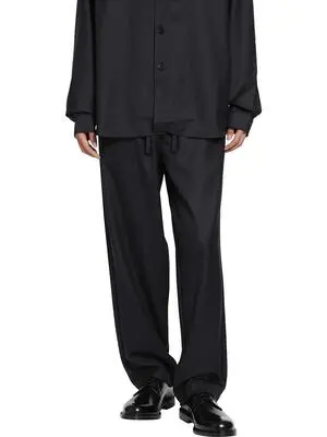 ROSE BURRITO Wool Pyjama Trousers - Blue