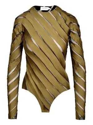 IOANA CIOLACU Ioana Ciolacu Spiral Body Khaki Green