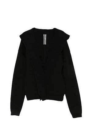 Rick Owens Hoodie Robe - Black