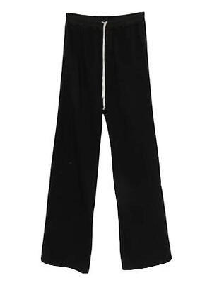 Rick Owens Wide Pusher Felpa Pants - Black