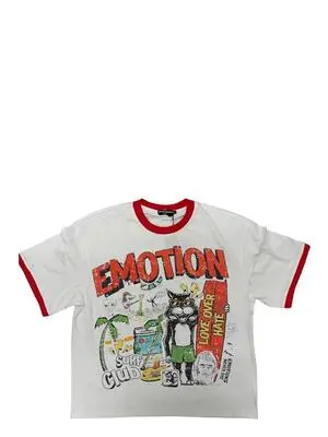 Mixed Emotion Surf Club Tee Shirt - Red