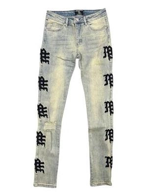 MIXED EMOTION Mixed Emotion Desert Monogram Denim