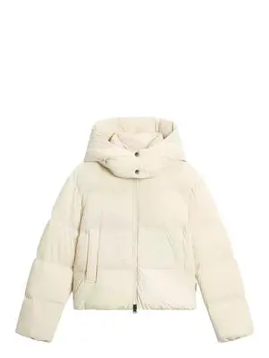Woolrich Madison Hooded Puffer Jacket - Neutrals