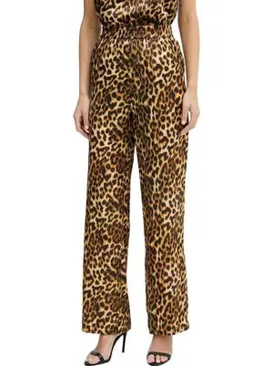 SILVIAN HEACH Animal-print Trousers - Neutrals