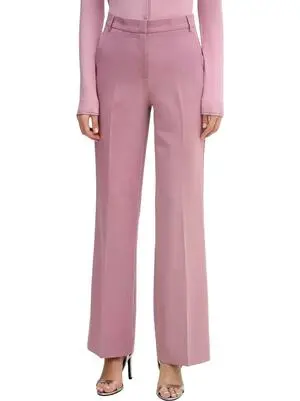 Sisley Belt-loop Tailored Trousers - Pink