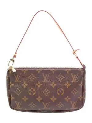 LOUIS VUITTON Louis Vuitton Monogram Pochette Accessoires Shoulder Bag Brown