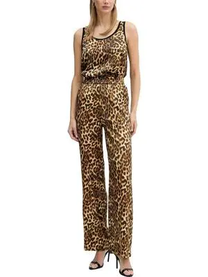 SILVIAN HEACH Silvian Heach Animal Print Trimmed Top