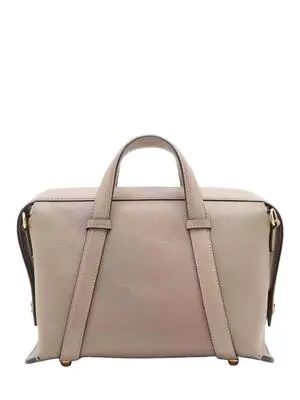 Fendi Fendi Leather 365 Boston Bag Satchel Grey