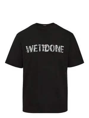 We11Done Logo-print T-shirt - Black