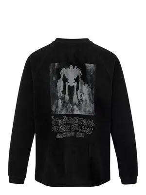 Andersson Bell Alien Machinery Waffle-knit T-shirt - Black