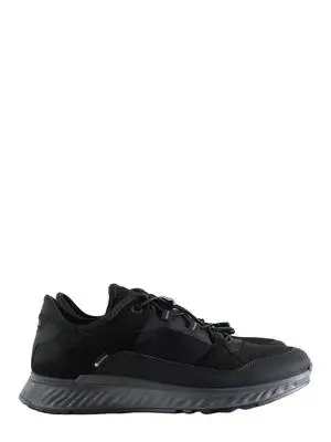 Ecco Exostride Gore-tex Panelled Sneakers - Black