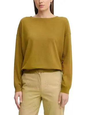 Sisley Long-sleeve Pullover Sweater - Green