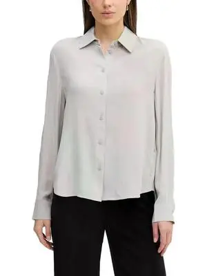 Sisley Long-sleeve Button-up Shirt - Neutrals