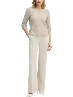Sisley Flat-front Trousers - Neutrals