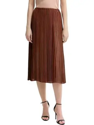 SILVIAN HEACH Pleated Skirt - Brown