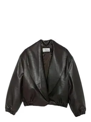 Source Unknown Eleni Bomber Jacket - Brown