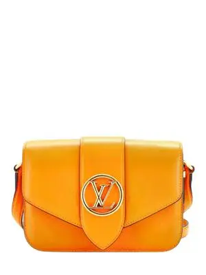 LOUIS VUITTON Louis Vuitton LV Pont 9 Leather Crossbody Bag