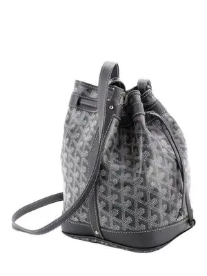 Goyard Petit Flot Coated Canvas Bucket Bag - Grey