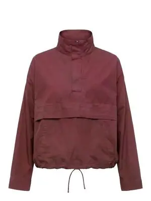 LESET Kyoto High-neck Drawstring Jacket - Red
