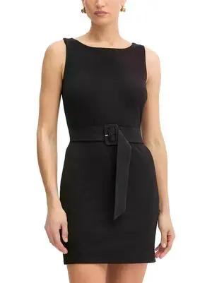 SILVIAN HEACH Belted Sleeveless Dress - Black