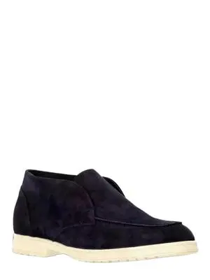 DOUCAL'S Suede Slip-on Desert Boots - Blue