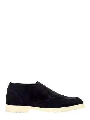 DOUCAL'S Suede Slip-on Desert Boots Blue