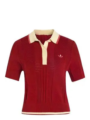 ADIDAS Adidas Cable Knit Cali Tee Polo