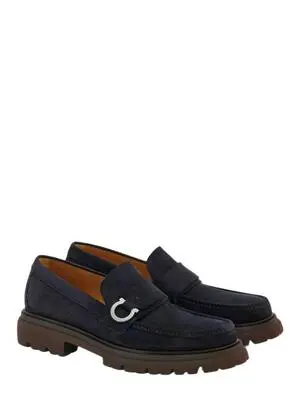 SALVATORE FERRAGAMO Ferragamo Gancini Ornament Loafers