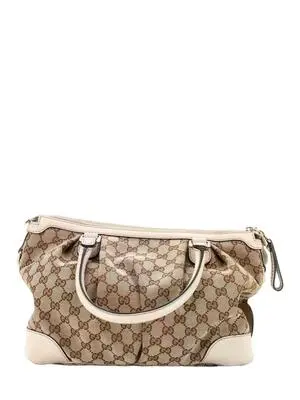 Gucci Sukey Top Handle Satchel - Brown