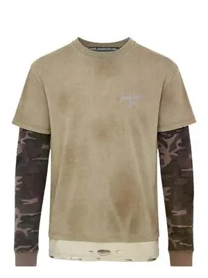ANDERSSON BELL Distressed Layered T-shirt