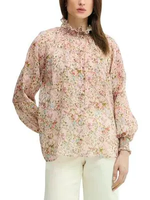 SILVIAN HEACH Sparta Ruffled Shirt - Pink