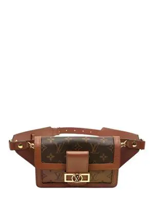 LOUIS VUITTON Dauphine Reverse Monogram Mini Bag - Brown