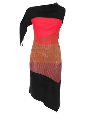 KIKO KOSTADINOV Kiko Kostadinov Colour-Block Asymmetric Midi Dress